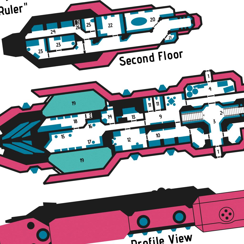 Blueprint - Luxury Diplomatic Cruiser - Ghost Ruler – DnDungeon