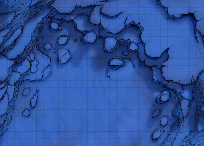 Glacier | D&D Battlemap | DnDungeon