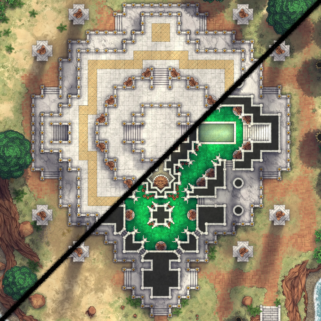 Minotaur Stupa / Bull Temple Map Pack – DnDungeon