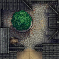 Modular Japanese Alleys & Streets Tileset | DnDungeon