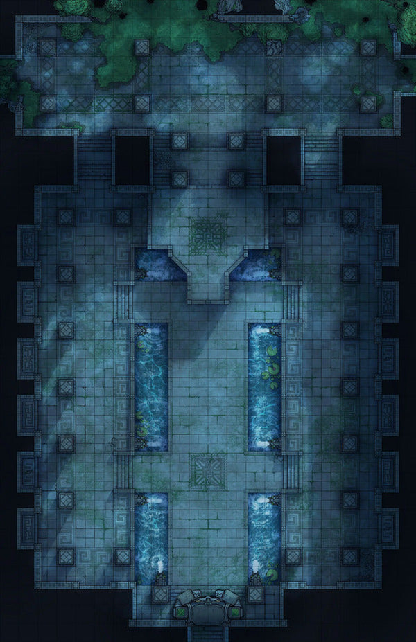 Overgrown Tomb & Courtyard – DnDungeon